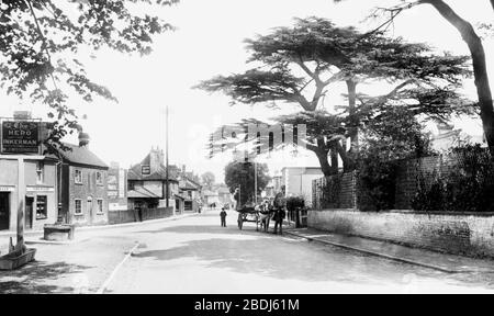 High Street, Bagshot, Surrey, England, United Kingdom Stock Photo - Alamy