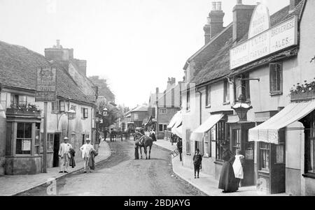 High Street, Bagshot, Surrey, England, United Kingdom Stock Photo - Alamy