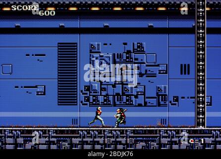 Atomic Runner - Sega Genesis Mega Drive - Editorial use only Stock ...