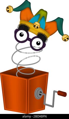 Isolated joke box image Stock Vector Image & Art - Alamy