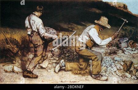Courbet Gustave - the Stonebreakers Stock Photo - Alamy