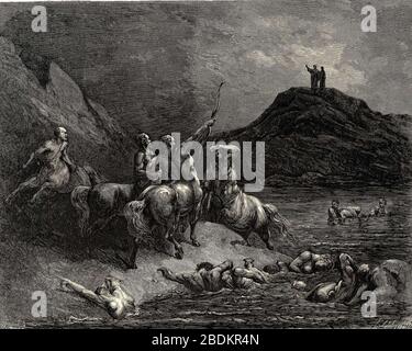 Gustave Doré - Inferno Canto 12 1 Stock Photo - Alamy