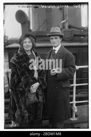 H. Waldo Warner and wife Stock Photo - Alamy