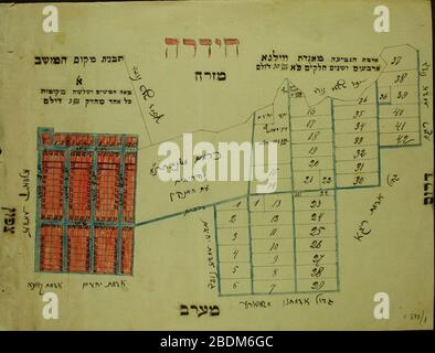 Hadera map sketch Stock Photo - Alamy