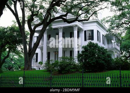 Mississippi, Natchez. Stanton Hall, historic Greek Revival style ...