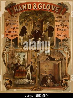 'Hand & Glove,' a domestic drama by Geo. Conquest and Paul Meritt, was ...