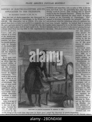 Hans Christian Oersted, (1777 - 1851) Danish physicist Stock Photo - Alamy