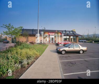 1991, new Macdonalds food outlet at Sheffield, South Yorkshire ...