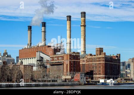 Consolidated Edison Power Plant New York City USA Stock Photo - Alamy