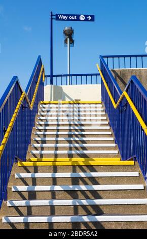 Way out sign Stock Photo - Alamy