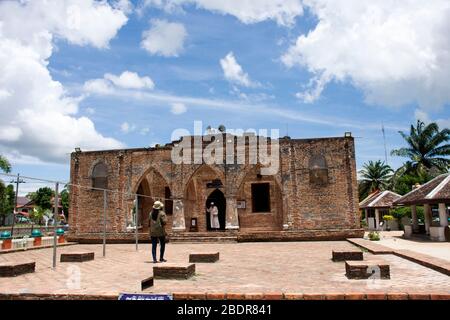 PATTANI, THAILAND - August 16 : Thai people and foreign travelers ...