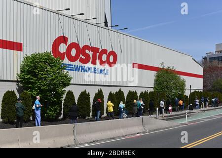 A view of Costco in Queens, New York City amid Coronavirus Pandemic on ...