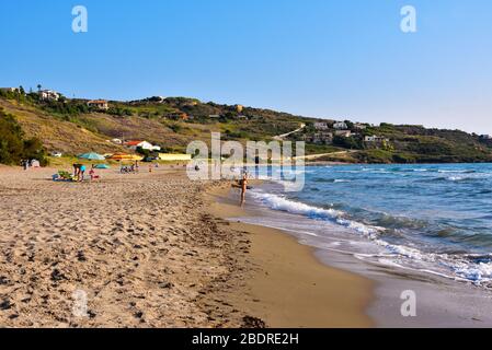 san Marco Beach, Sciacca Sicily Italy Stock Photo - Alamy