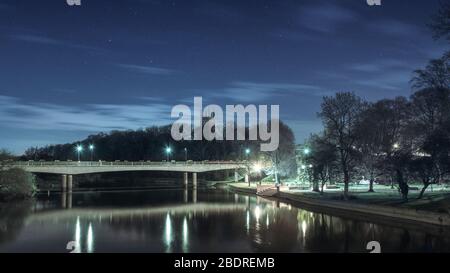 Burton on Trent Ferry Bridge Stock Photo - Alamy