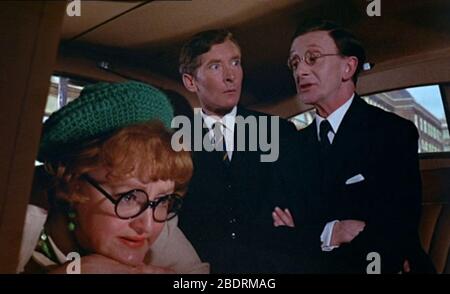 London.UK. Patsy Rowlands, Charles Hawtrey, Hattie Jacques and Kenneth ...