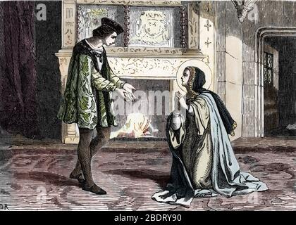 Representation de la reine sainte Mathilde de Ringelheim (896-968 ...