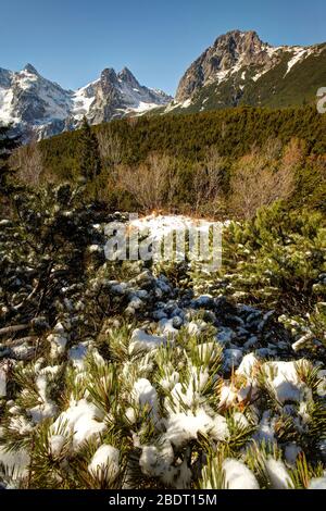 Snow-covered high Tatras in Poland, Europe. Winter foto Stock Photo - Alamy
