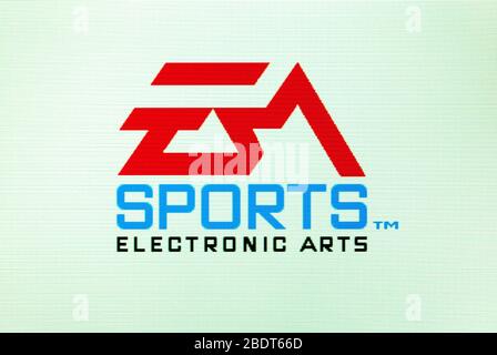 Electronic Arts EA Logo - Sega Genesis Mega Drive - Editorial use only ...