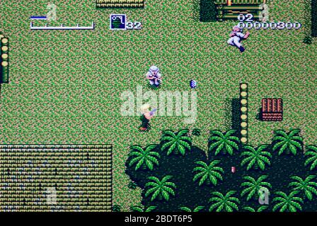 Cal. 50 Caliber Fifty - Sega Genesis Mega Drive - Editorial use only ...