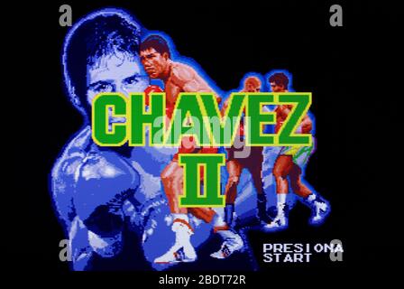 Chavez II 2 - Sega Genesis Mega Drive - Editorial use only Stock Photo ...