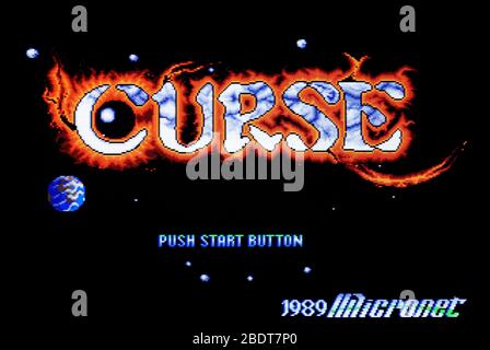 Curse - Sega Genesis Mega Drive - Editorial use only Stock Photo - Alamy