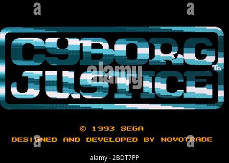 Cyborg Justice - Sega Genesis Mega Drive - Editorial use only Stock ...