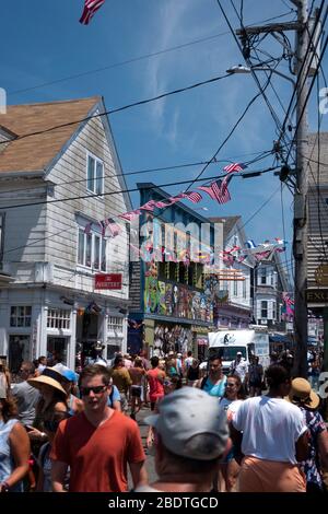 Downtown Provincetown Cape Cod Massachusetts Stock Photo - Alamy