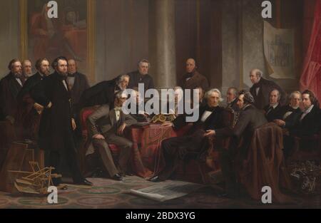 Men of Progress, 1862 Stock Photo - Alamy