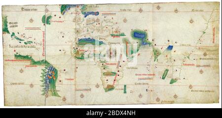 Planisphere, map of the world Stock Photo - Alamy