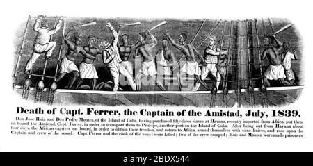 The Amistad Slave Ship Revolt, 1839 Stock Photo - Alamy