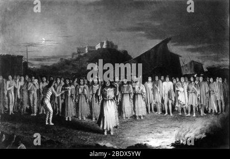 Native American Scalp Dance Stock Photo - Alamy