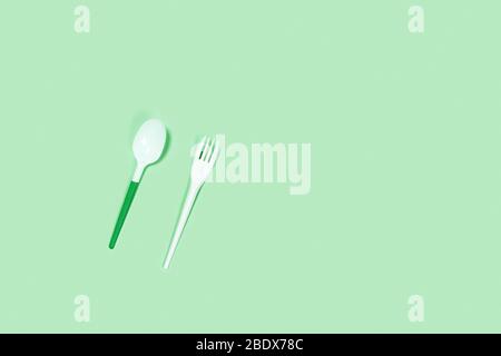 So beautiful and so dangerous plastic spoons. Environmental problem of ...
