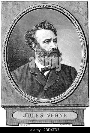 Jules Verne, French Author Stock Photo - Alamy