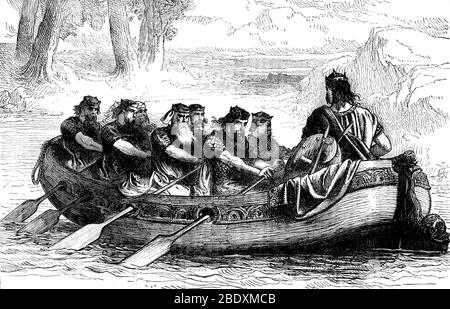 King Edgar I The Peaceable Peaceful Stock Photo - Alamy