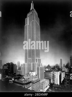 NYC, Empire State Building, 1931 Stock Photo - Alamy