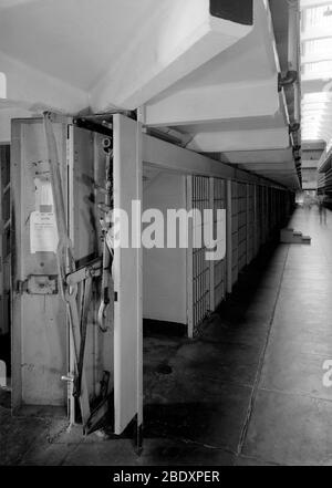 Alcatraz, Cell Block C and Cell Block B, 1986 Stock Photo - Alamy