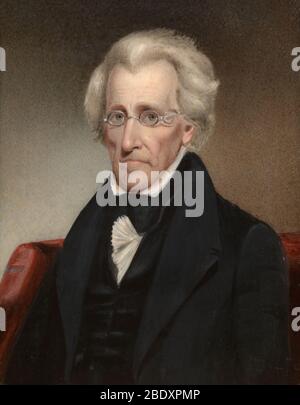 Portrait of U.S. president Andrew Jackson Stock Photo - Alamy