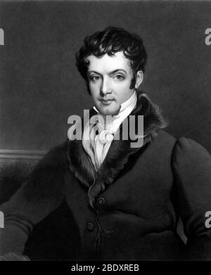 Washington Irving, American Author Stock Photo - Alamy