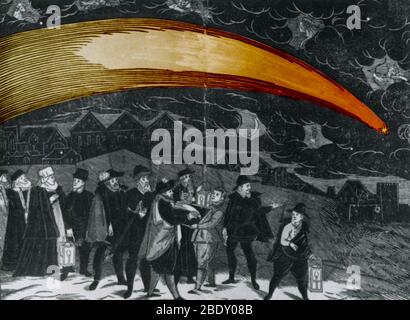 The Great Comet of 1577 Stock Photo - Alamy