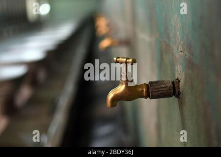 Ablution section inside a Mosque Stock Photo - Alamy