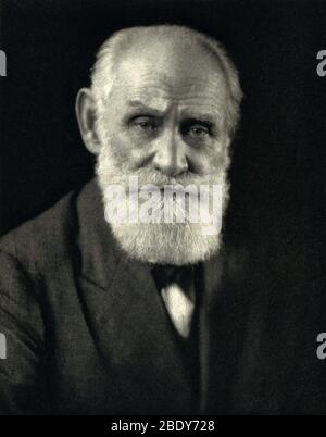 Portrait of Ivan Pavlov, the Russian physiologist, known for his ...