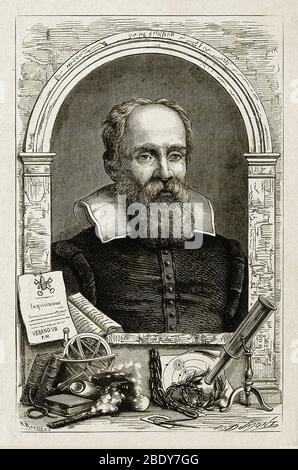 Galileo Galilei, Italian astronomer Stock Photo - Alamy