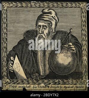 John Dee (1527-1608) English alchemist, geographer and mathematician ...
