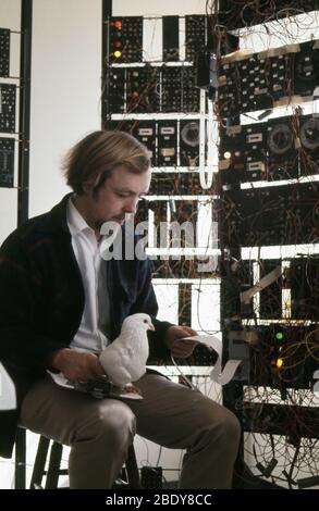 Animal Testing, Pigeon in Skinner Box Stock Photo - Alamy