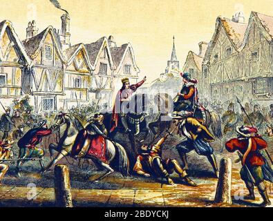 The Peasants' Revolt of 1381 in England began in Brentwood, Essex as ...