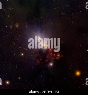 PERSEUS GIANT MOLECULAR CLOUD WITH STAR NURSERIES IC348 & NGC1333 Stock ...