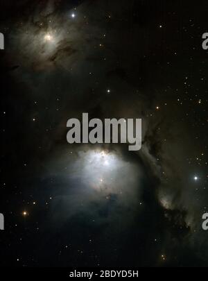 M78 reflection nebula (NGC 2068), composite image. This reflection ...
