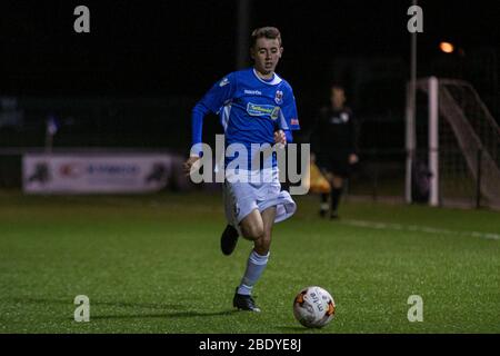 Penybont v Aberdare at Bryntirion Park on the 11th October 2016. Lewis ...