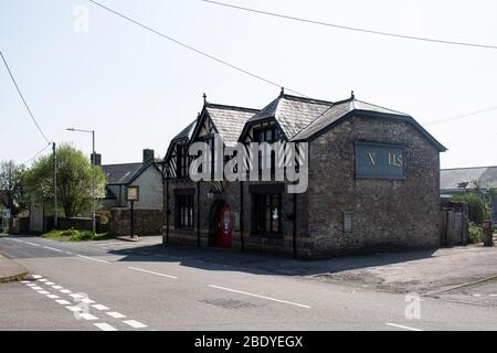 An exterior view of The Six Bells in Coity, Bridgend during the COVID19 ...