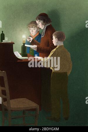 CARCEL AND HIS LAMP Stock Photo - Alamy